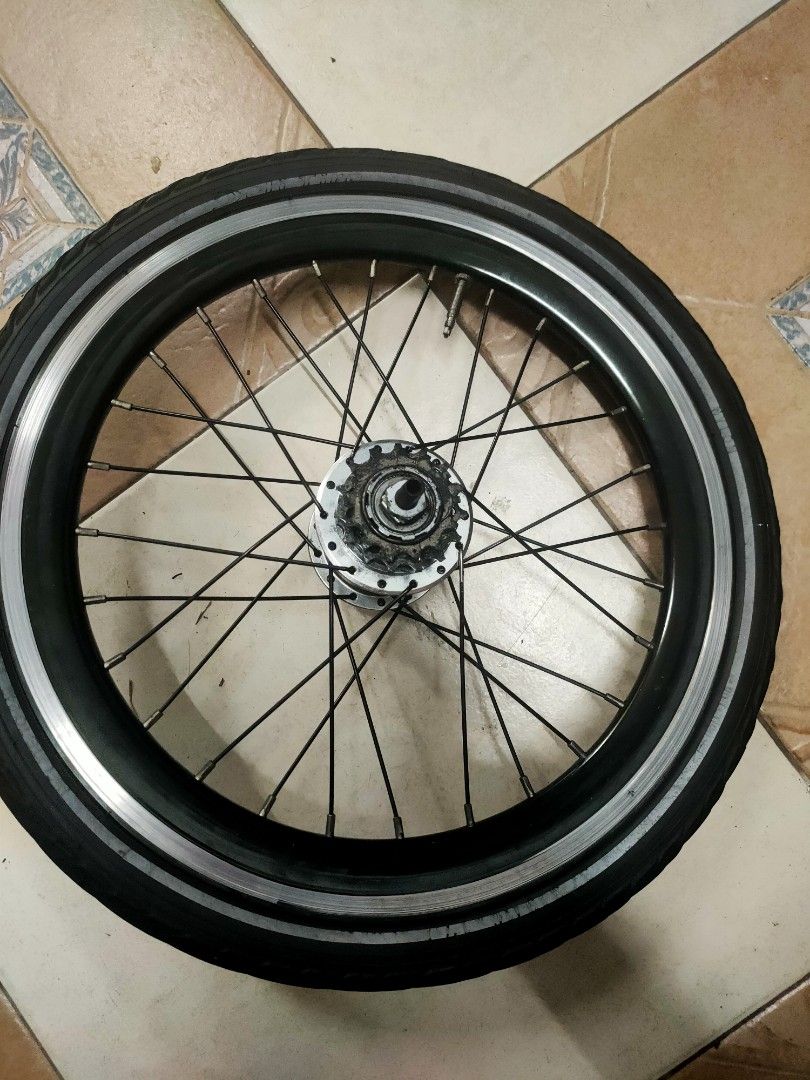 Brompton trifold rear wheel 16 inch, 2*3 speed, pikes, 3sixty, royale ...