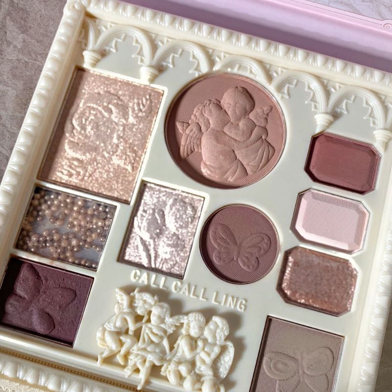 CALL CALL LING Angel Embossed Makeup | Douyin Coquette Korean ...