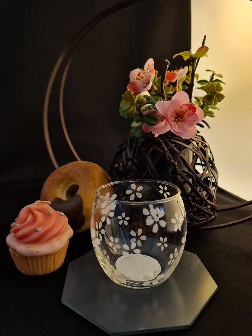 Candle World Clear Sakura Various Usage Glass (Available: 1 pc ...