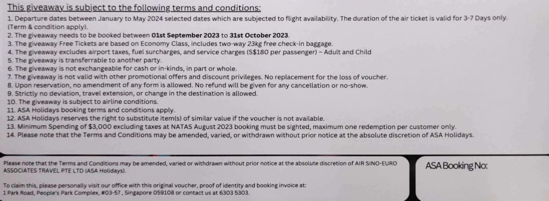 Cathay Pacific Airticket to Hongkong, Tickets & Vouchers, Flights ...