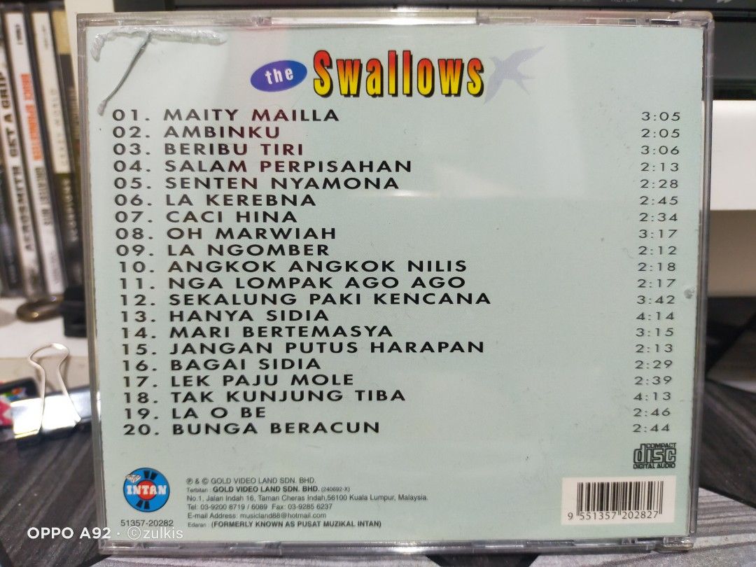 Cd The Swallows, Hobbies & Toys, Music & Media, CDs & DVDs on Carousell