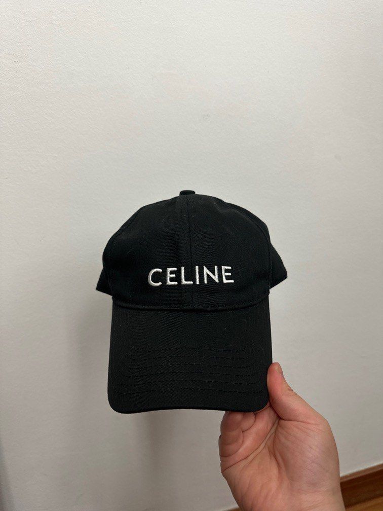 Celine cap - unisex - black, Men's Fashion, Watches & Accessories, Caps ...