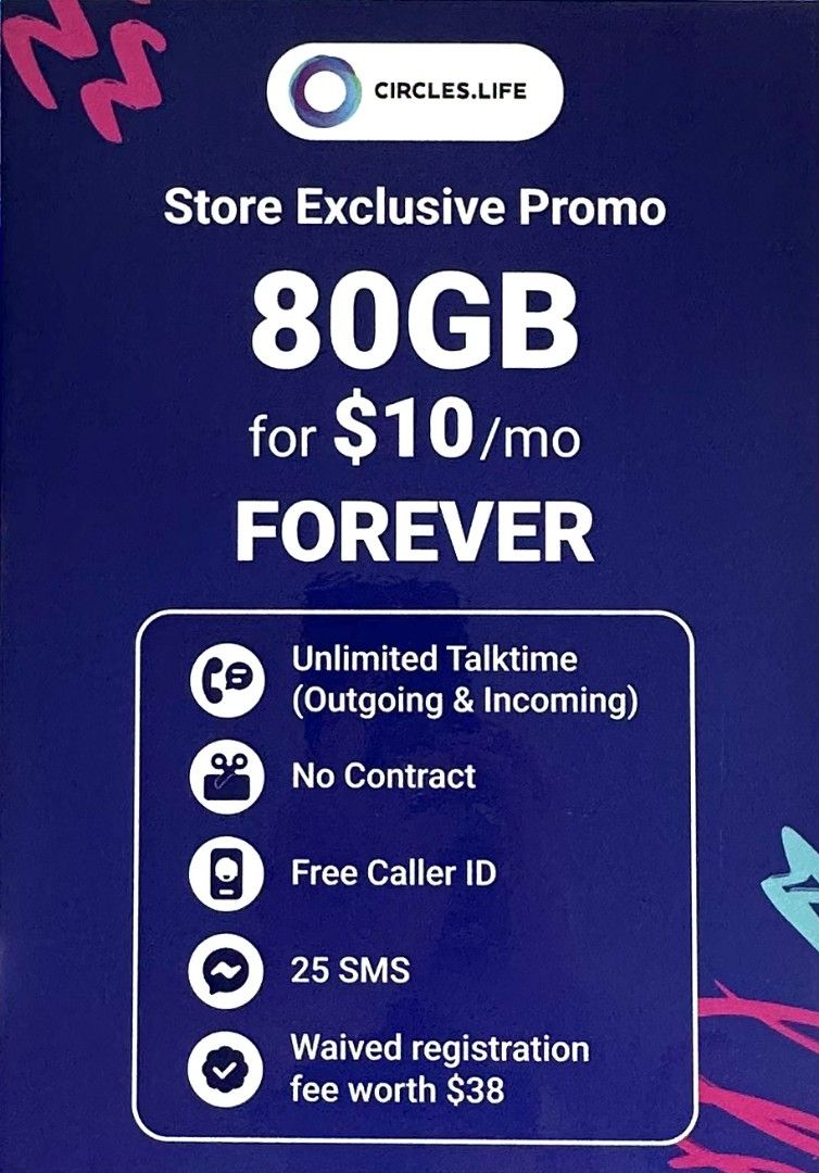 Circle Life $10 80GB Plan | Free Registration | Unlimited Talktime ...