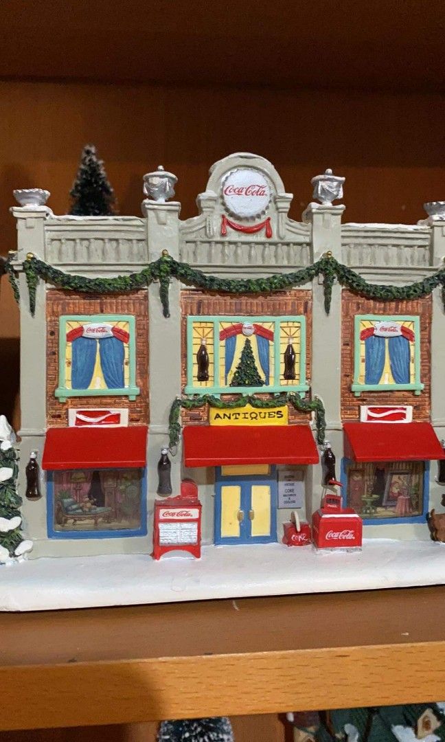 Coca cola village houses (set of 10), Hobbies & Toys, Memorabilia ...