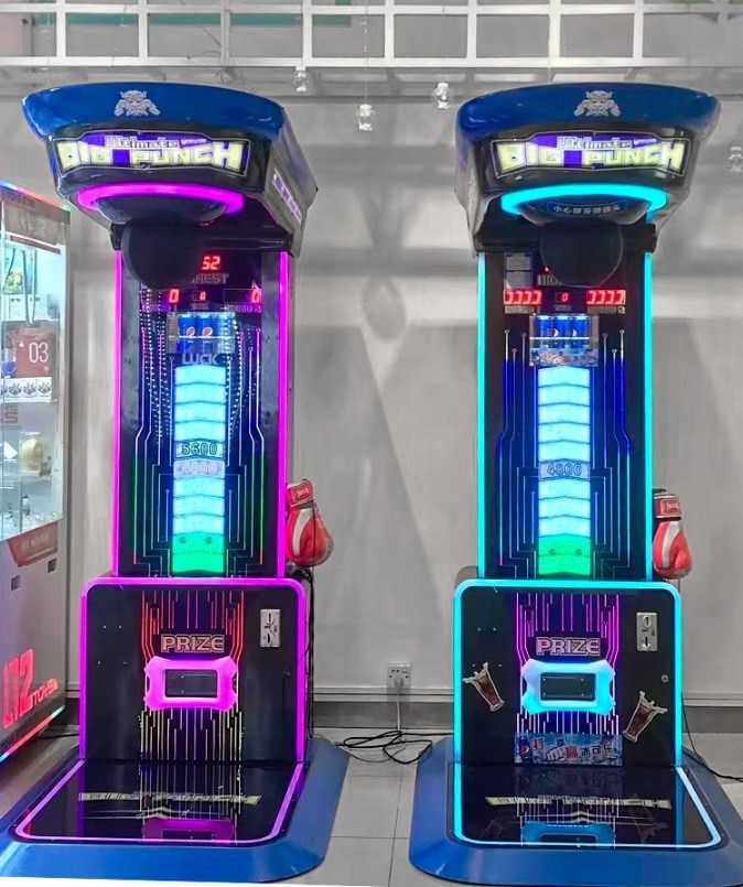 COIN OPERATED DRAGON FIRST 3 SPORT ARCADE ELECTRONIC BOXING MACHINE ...