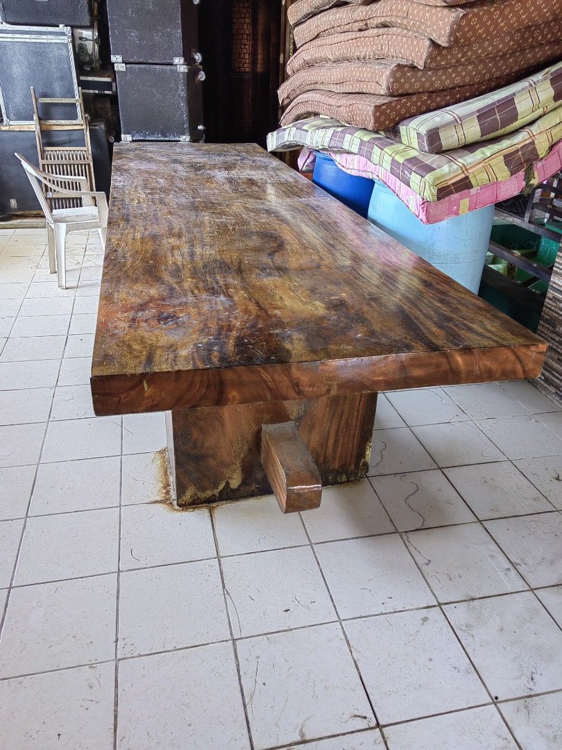 Collectors item Solid narra wood Confernce table long table, Furniture ...