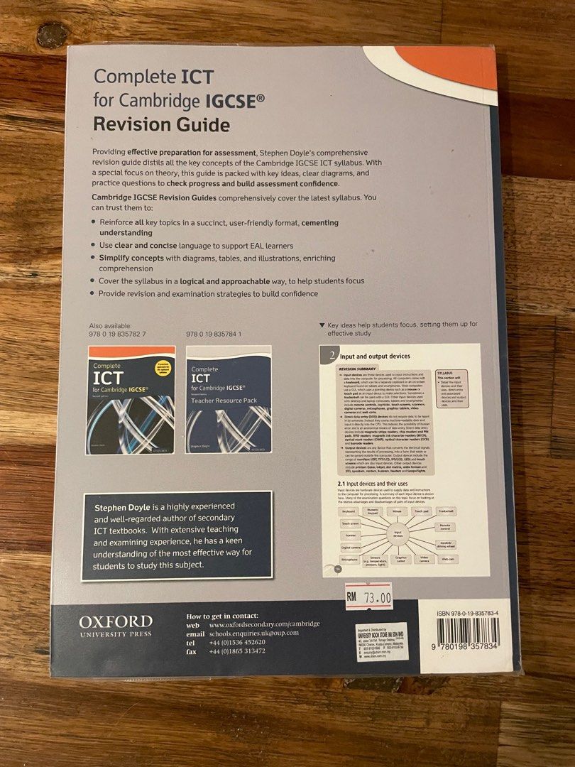 Complete ICT for Cambridge IGCSE Revision Guide, Hobbies & Toys, Books ...
