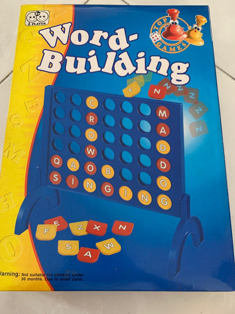 Connect 4 style Word Building, Hobbies & Toys, Toys & Games on Carousell