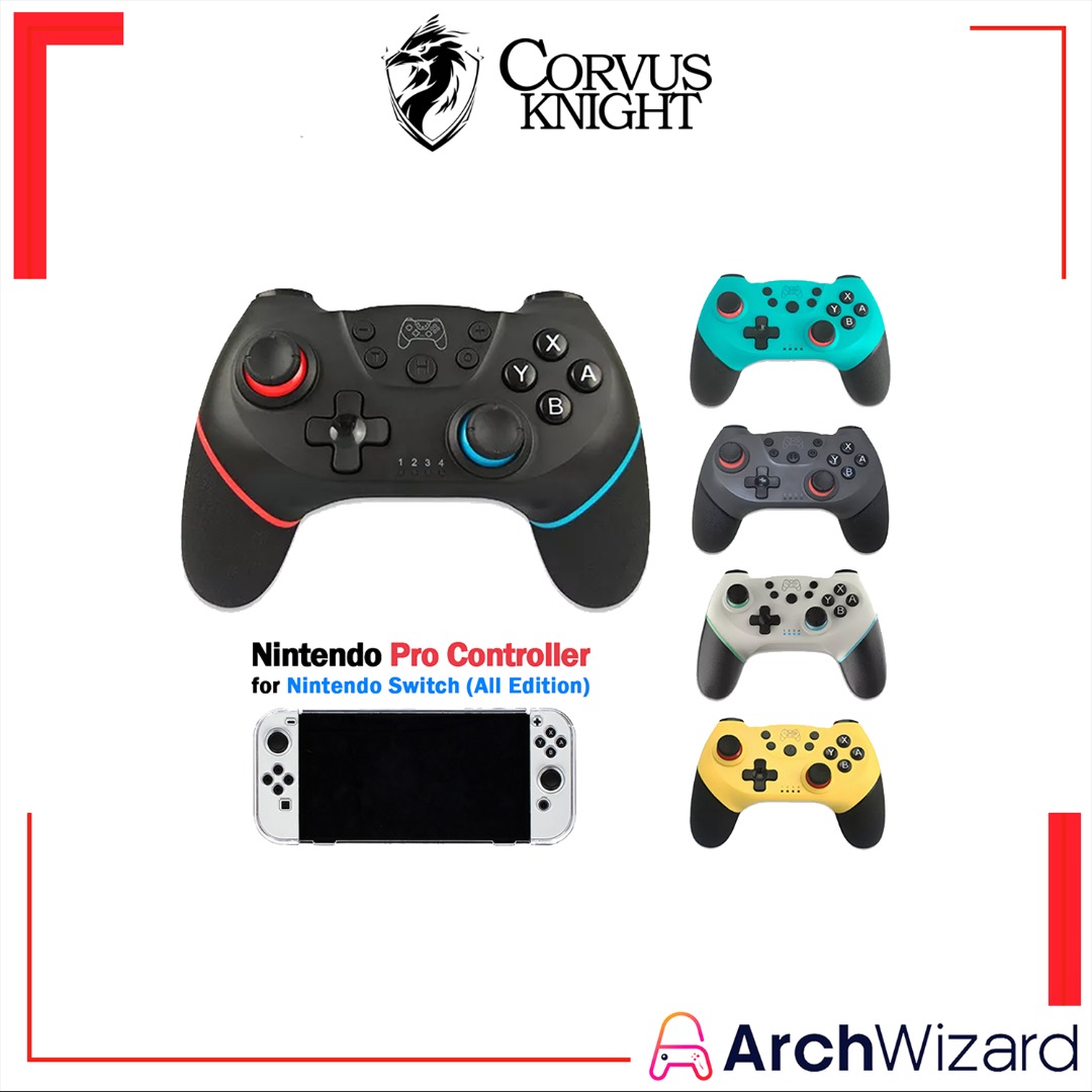 Corvus Knight Nintendo Switch Wireless Pro Controller 🍭 Nintendo Switch ...