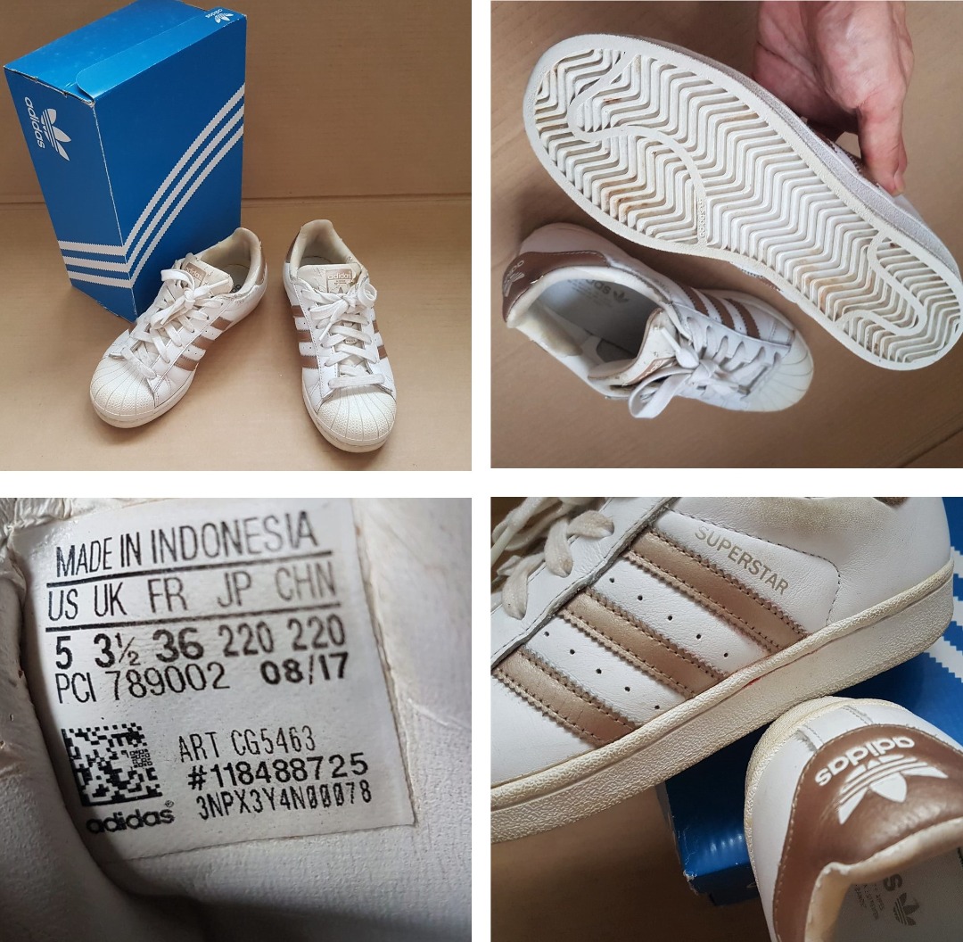 Cult Street Fashion, Adidas Designer Sneakers, Superstar Model, US 5 ...
