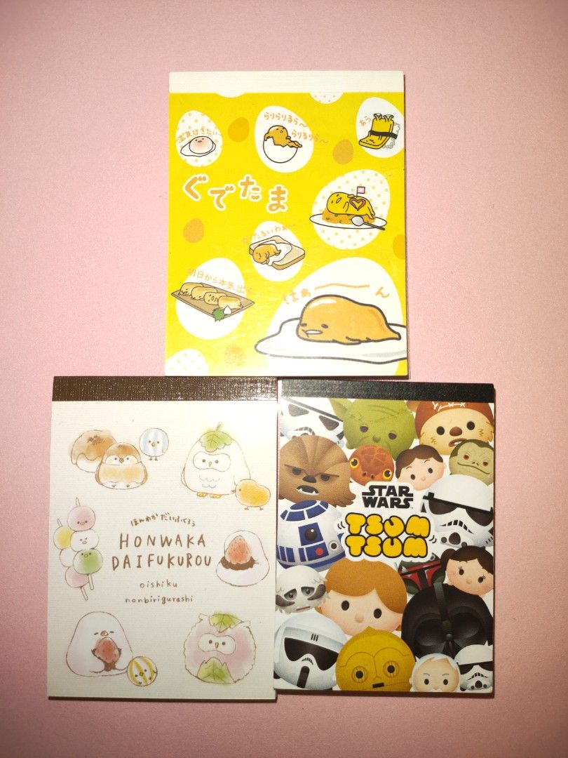 Cute Notepads- Rilakkuma, Gudetama, Star Wars, Tsum Tsum, Hobbies ... Cute Notepads- Rilakkuma, Gudetama, Star Wars, Tsum Tsum, Hobbies ...