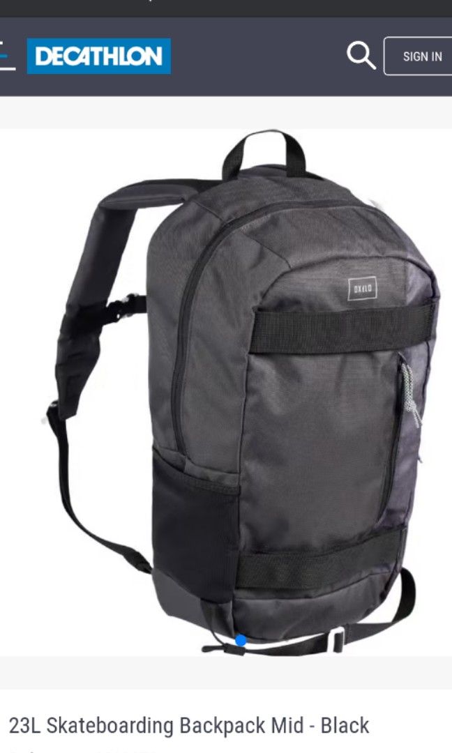 Decathlon Skateboard Backpack, Men's Fashion, Bags, Backpacks on Carousell