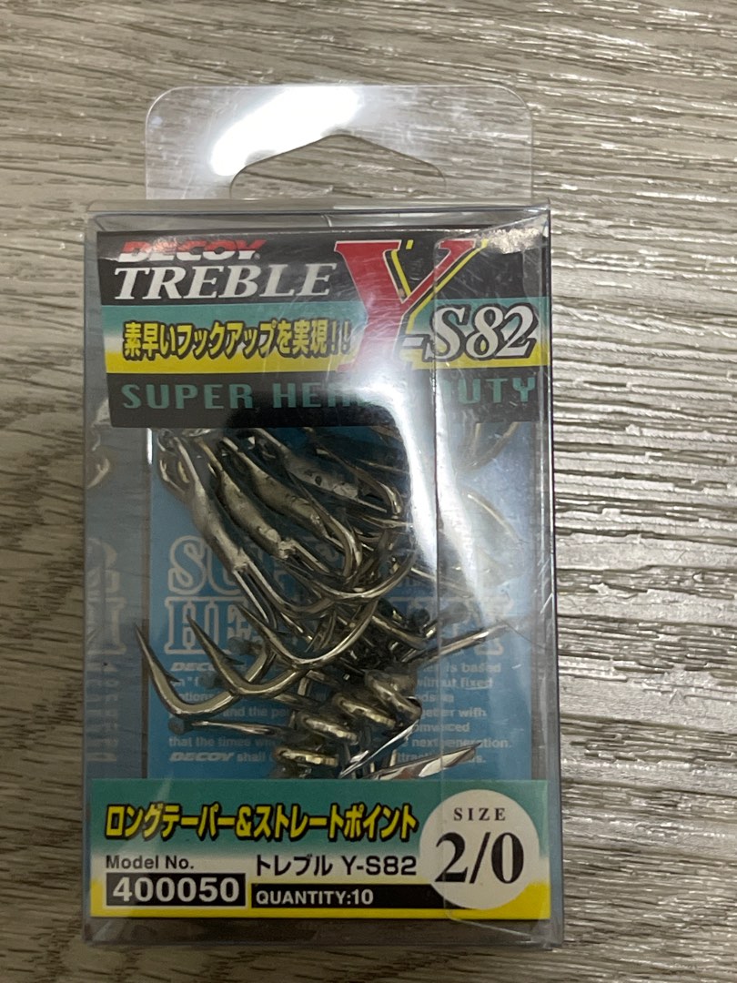Decoy Y-s82 Treble, Sports Equipment, Fishing on Carousell