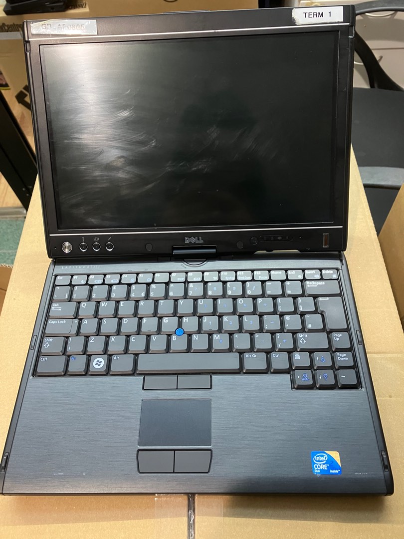 Dell Latitude XT2 360 degree laptop with pencil core 2 duo 4 GB RAM ...
