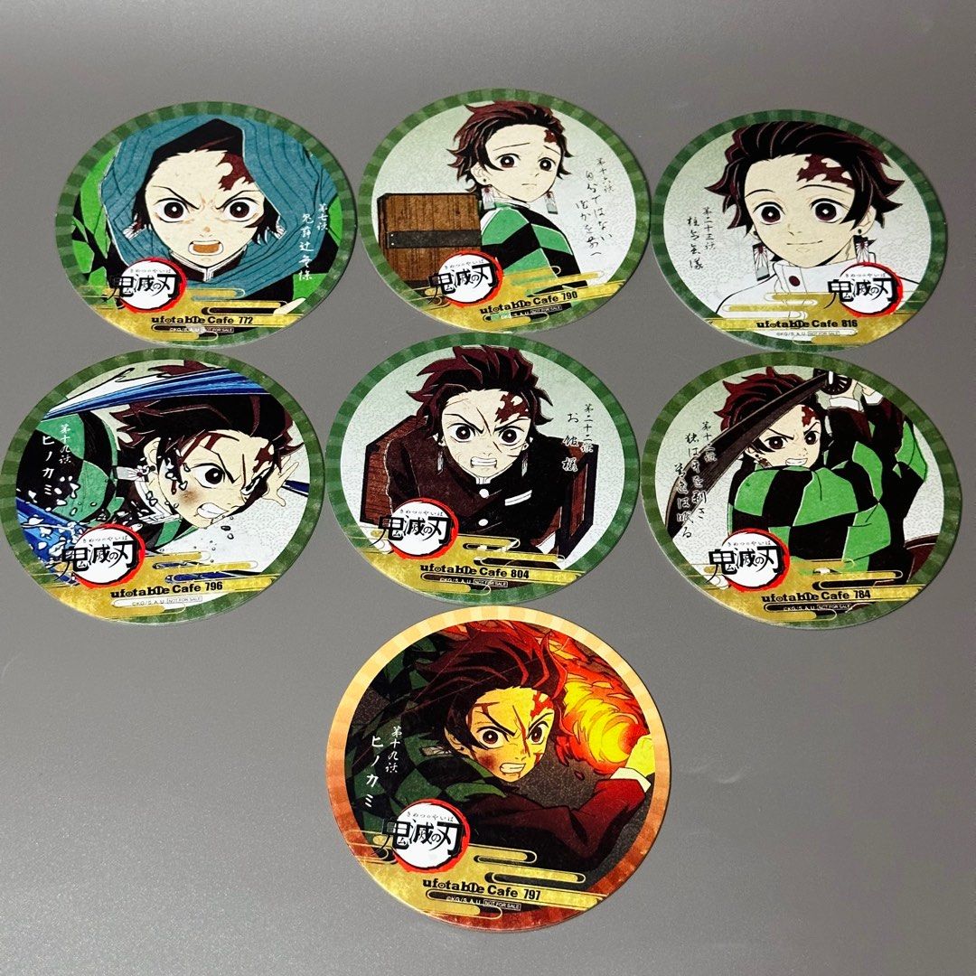 Demon Slayer: Kimetsu no Yaiba X ufotable Cafe Tanjiro Coaster 9cm ...