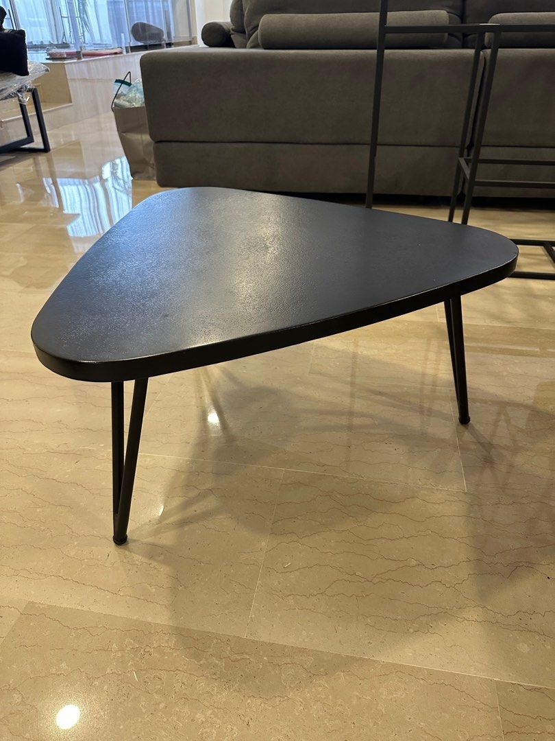 Designer Triangle Shaped Coffee Table, Furniture & Home Living ...