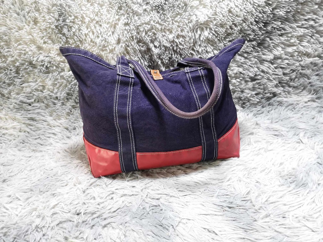 Dickies Blue Denim Red Toe Bag, Women's Fashion, Bags & Wallets, Tote ...