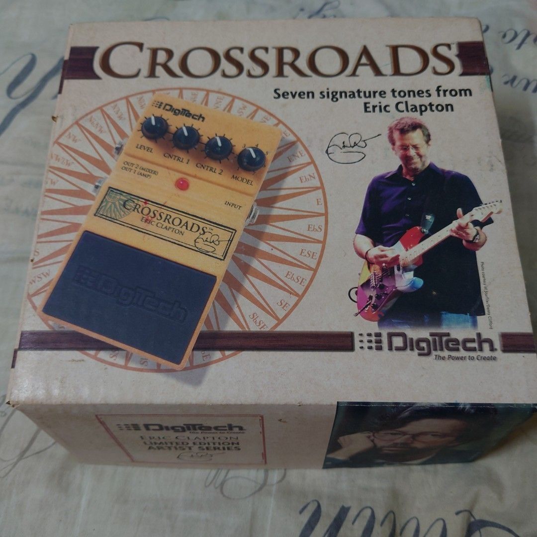 Digitech Eric Clapton Crossroads Electric Guitar Pedal Full Box for ...