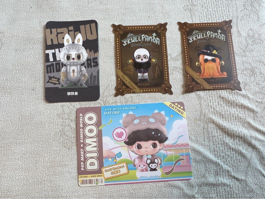 Dimoo labubu skullpanda, 興趣及遊戲, 玩具 & 遊戲類 - Carousell