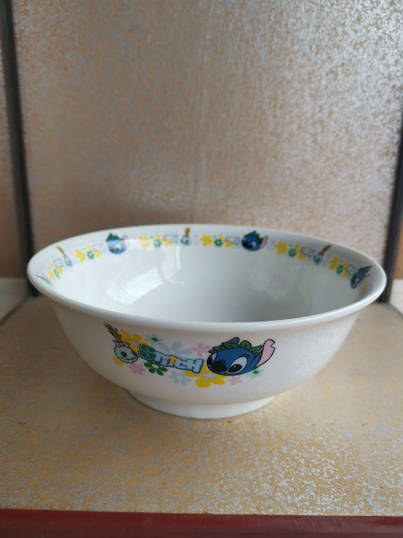 Disney Stitch bowl, Furniture & Home Living, Kitchenware & Tableware ...