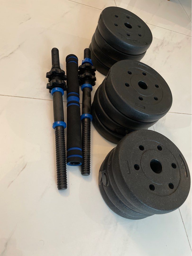 Dumbbell Set, Sports Equipment, Exercise & Fitness, Weights & Dumbbells ...