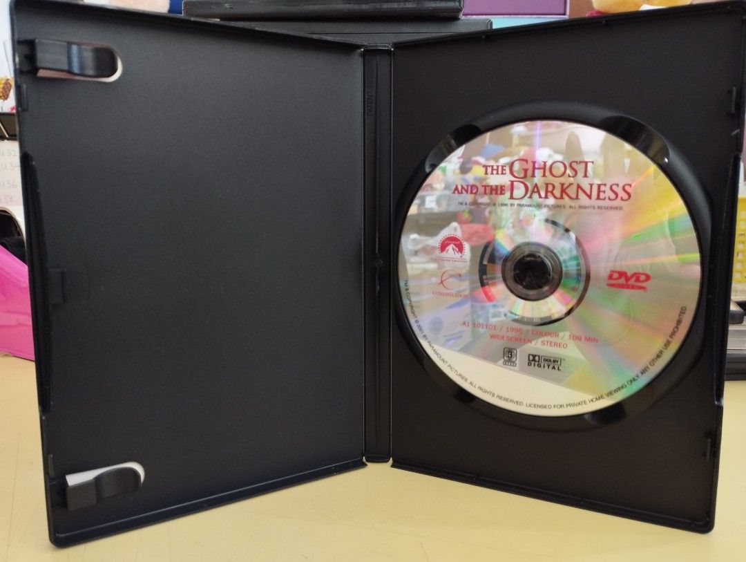 (DVD) The Ghost And The Darkness, Hobbies & Toys, Music & Media, CDs & DVDs on Carousell