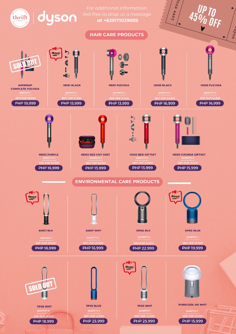 DYSON HAIR CARE and FAN PRODUCTS - Original and On sale on Carousell