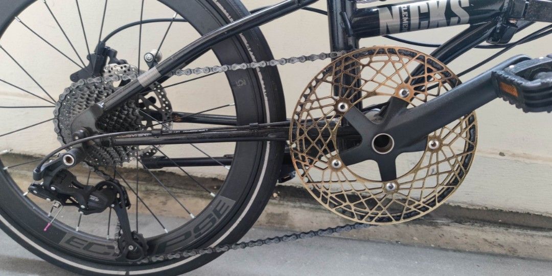 Element Ecosmo Nicks 2022 10 Speed Foldie Folding Bike, Sports ...