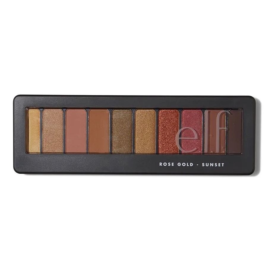 ELF Metallic Shimmer Eyeshadow Palette, Rose Gold - Nude 14g, Beauty ...