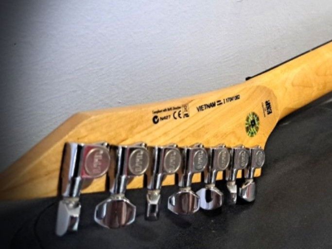 ESP LTD 7 String Guitar REVERSE HEADSTOCK, Hobbies & Toys, Music ...