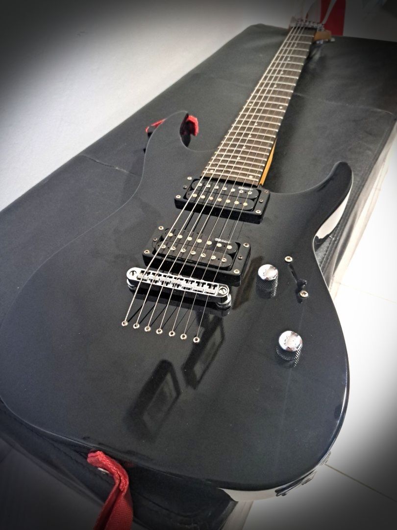ESP LTD 7 String Guitar REVERSE HEADSTOCK, Hobbies & Toys, Music ...