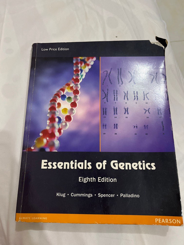 Essentials of Genetics (8th ed) on Carousell