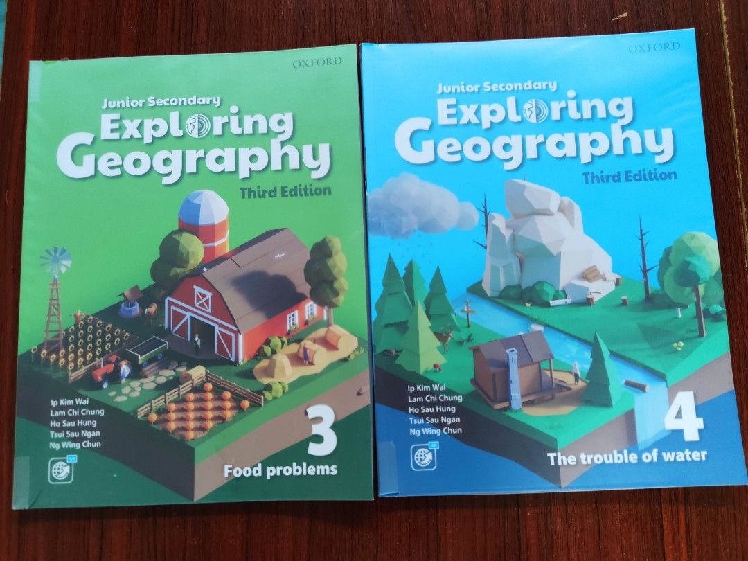 Exploring Geography 3, 4 Third Edition 最新版, 興趣及遊戲, 書本 & 文具, 教科書 - Carousell