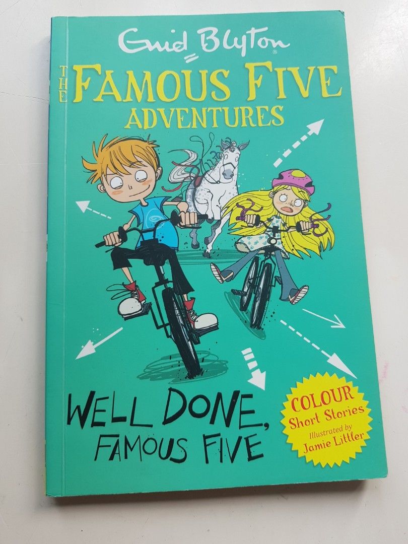 Famous Five Adventures by Enid Blyton (illustrated by Jamie Littler) 英文 ...