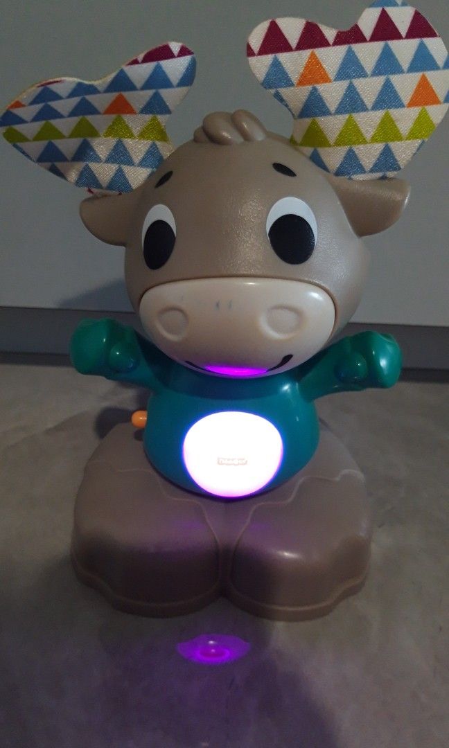 Fisher Price Musical Moose, Babies & Kids, Infant Playtime on Carousell