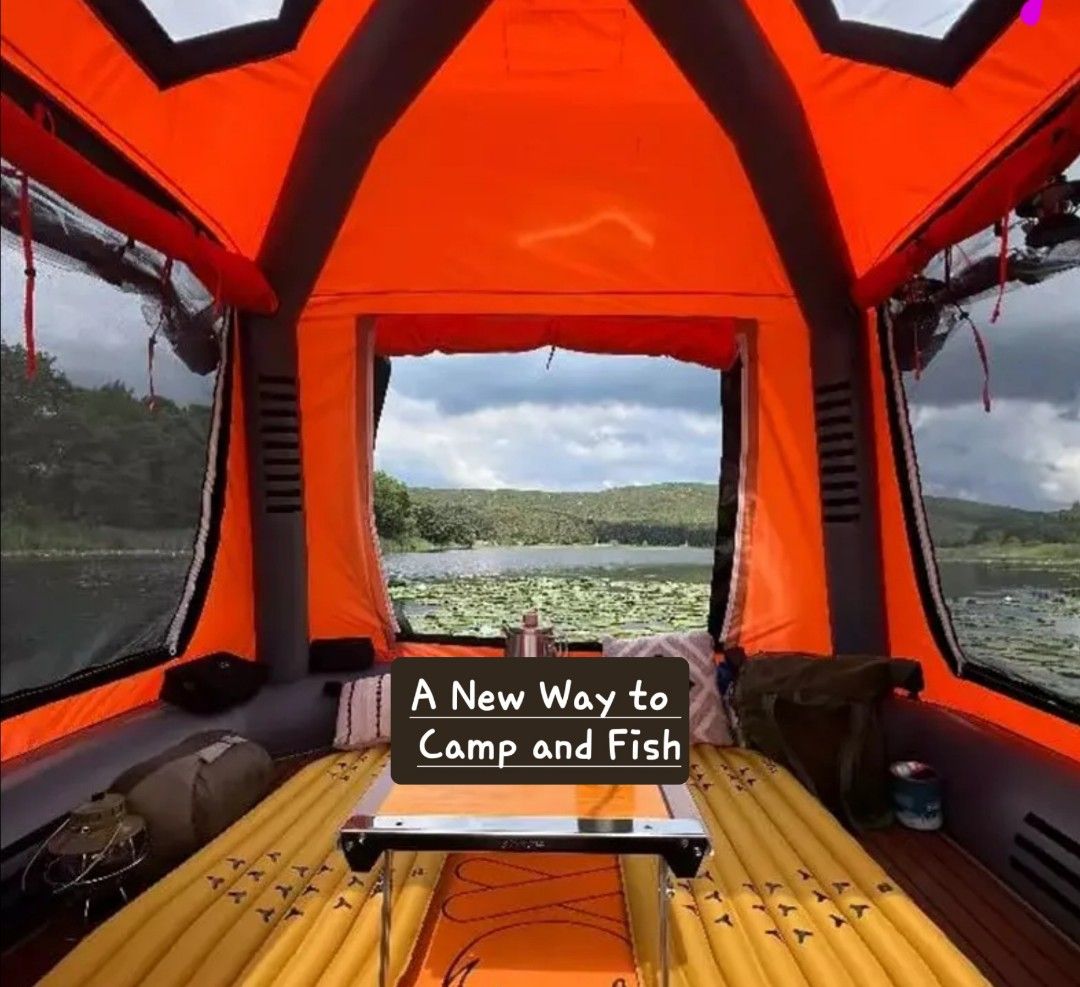 FLOATING TENT, Sports Equipment, Hiking & Camping on Carousell