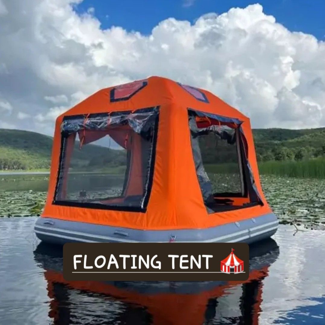 FLOATING TENT, Sports Equipment, Hiking & Camping on Carousell