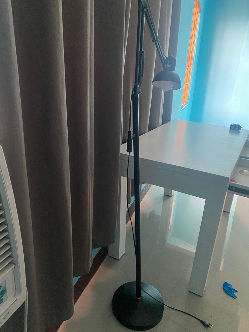 Floor Lamp Stand Shade With Flexible Swing Arm, Furniture & Home Living ...