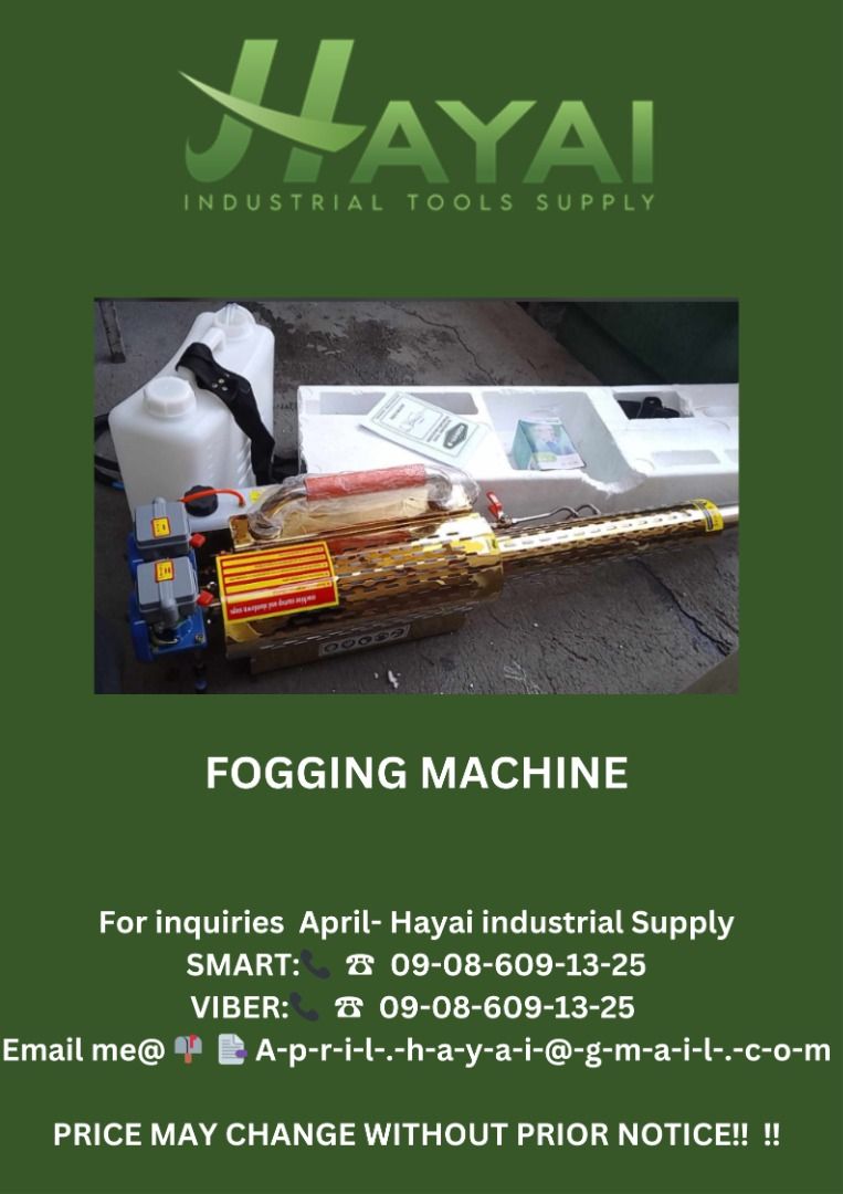 Fogging machine, Commercial & Industrial, Construction Tools ...