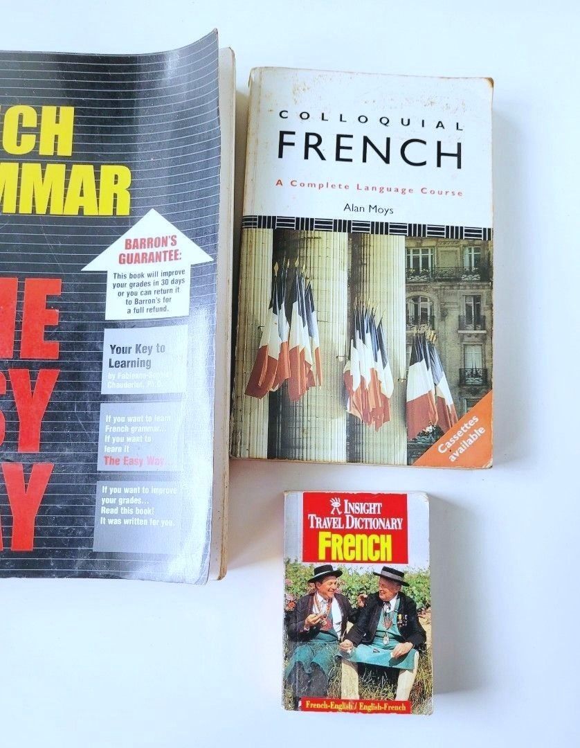French English language course books and dictionary, Hobbies & Toys ...