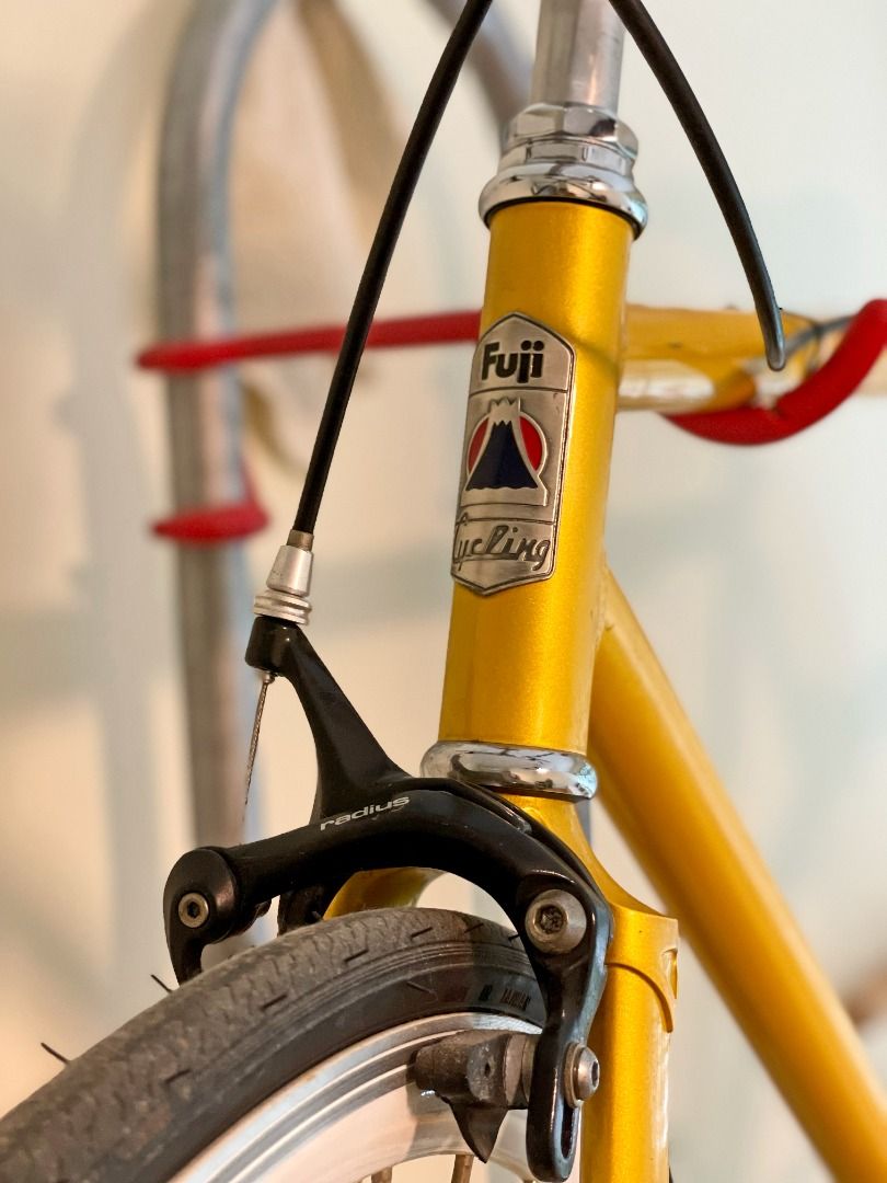 Fuji Feather single speed road bike w/ items, Sports Equipment ...