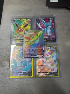 Pokemon Eeveelutions Eevee Heroes V Cards English Japanese Korean ...