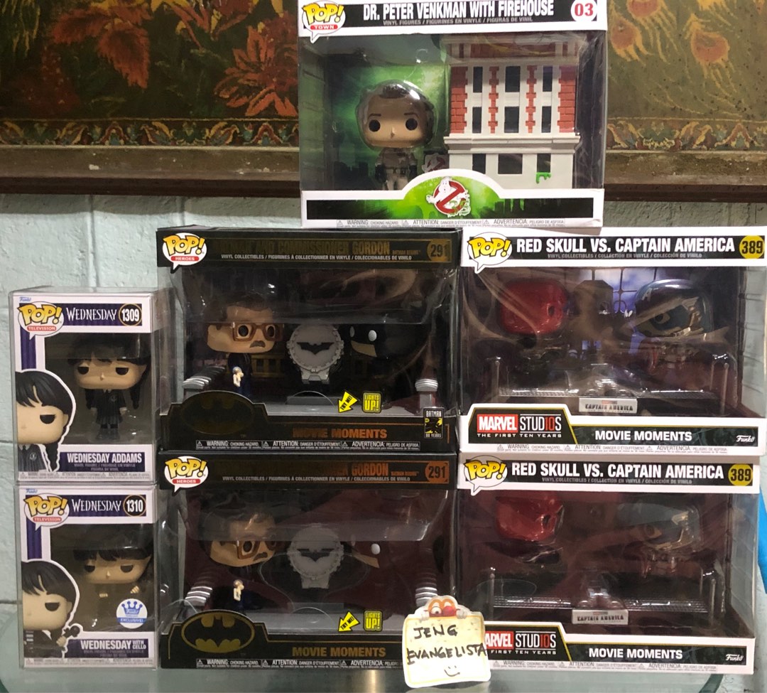 FUNKO POP FUNKO POP MOVIE MOMENTS BATMAN MARVEL CAPTAIN AMERICA ...