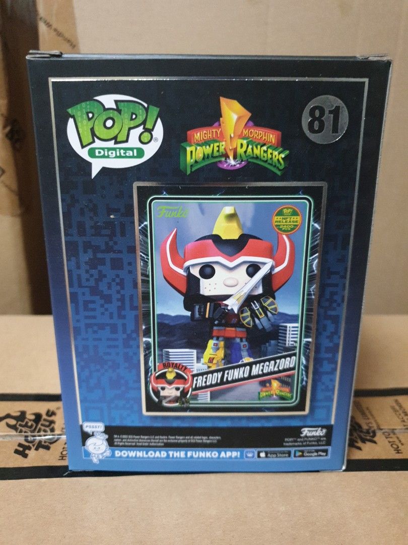Funko Pop Power Rangers Freddy Megazord, Hobbies & Toys, Toys & Games ...
