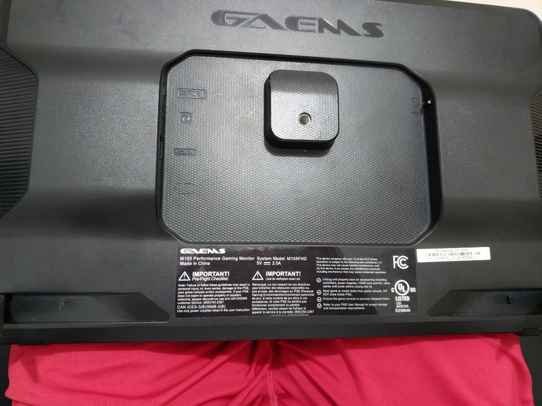 Gaems M155 Performance Portable Gaming Monitor, Computers & Tech, Parts ...