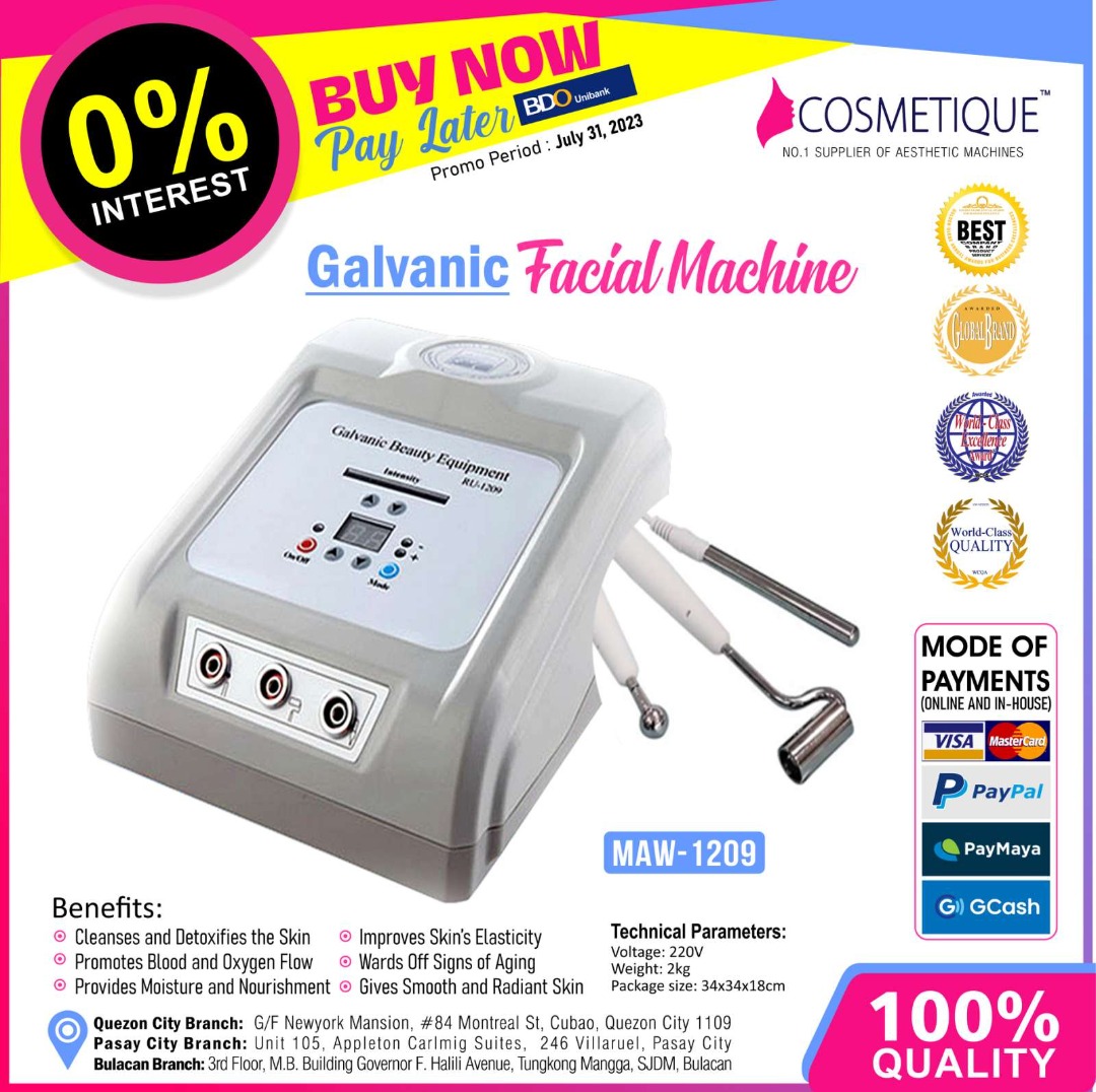 Galvanic Facial Machine, Beauty & Personal Care, Face, Face Care on ...