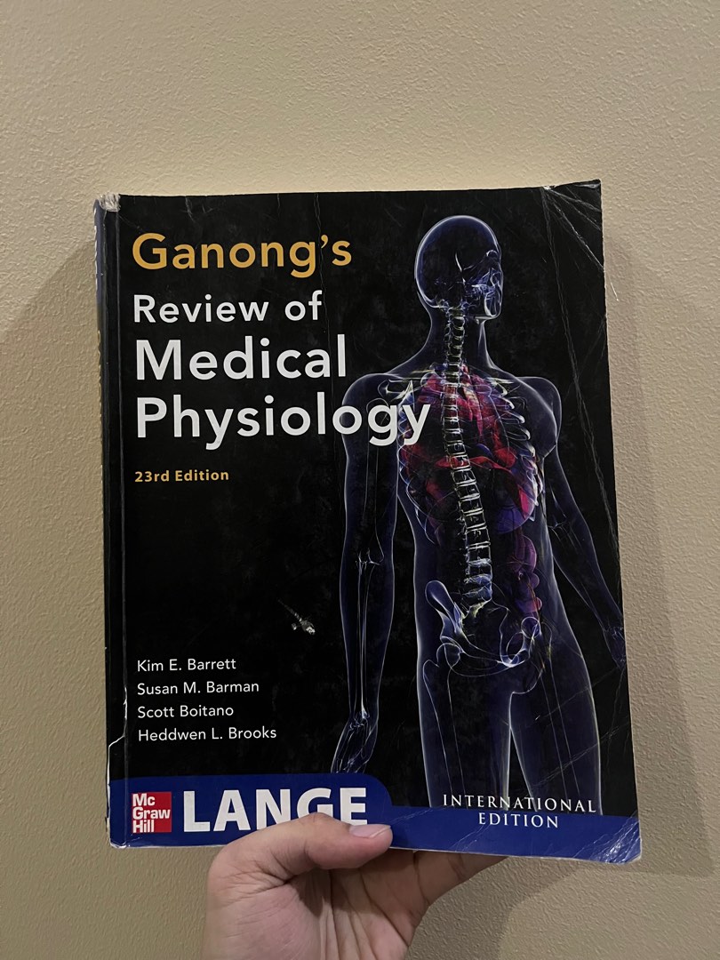Ganong's Review of Medical Physiology 25th Edition, Hobbies & Toys ...