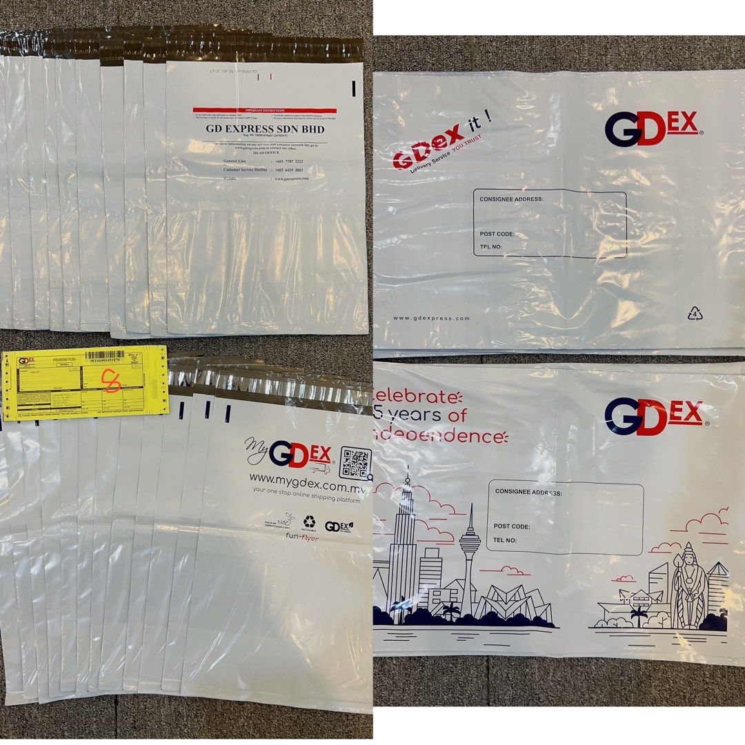 GDEX prepaid sheets with flyer, Everything Else, Others on Carousell