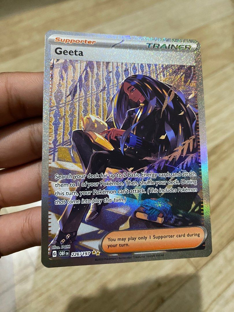 Geeta SIR Trainer - Pokemon Obsidian Flames, Hobbies & Toys, Toys ...