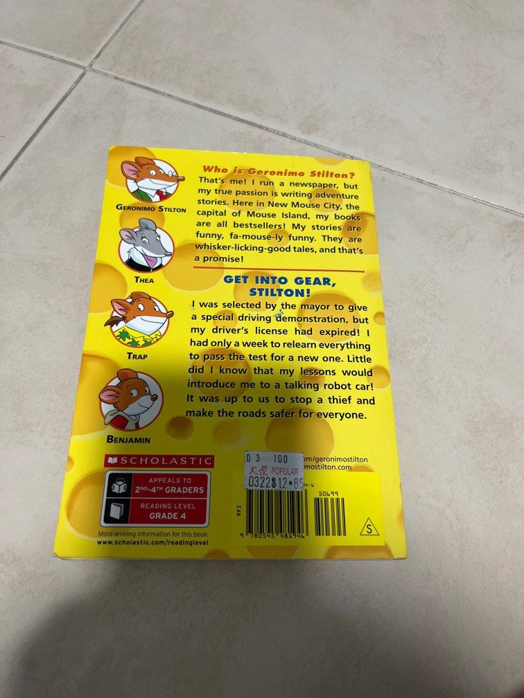 Geronimo Stilton “Get Into Gear, Stilton!”, Everything Else on Carousell
